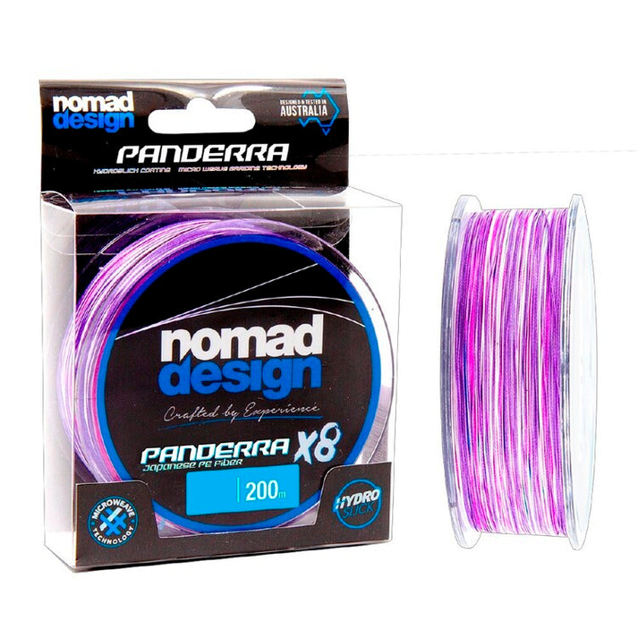Nomad Panderra Braid X8 Multicolour 200m – Water Tower Bait and Tackle